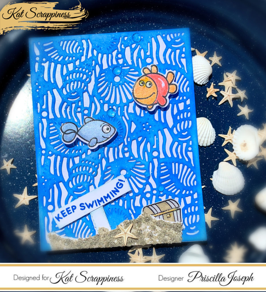 Keep Swimming! | Nautical Card - Nubble Light Designs