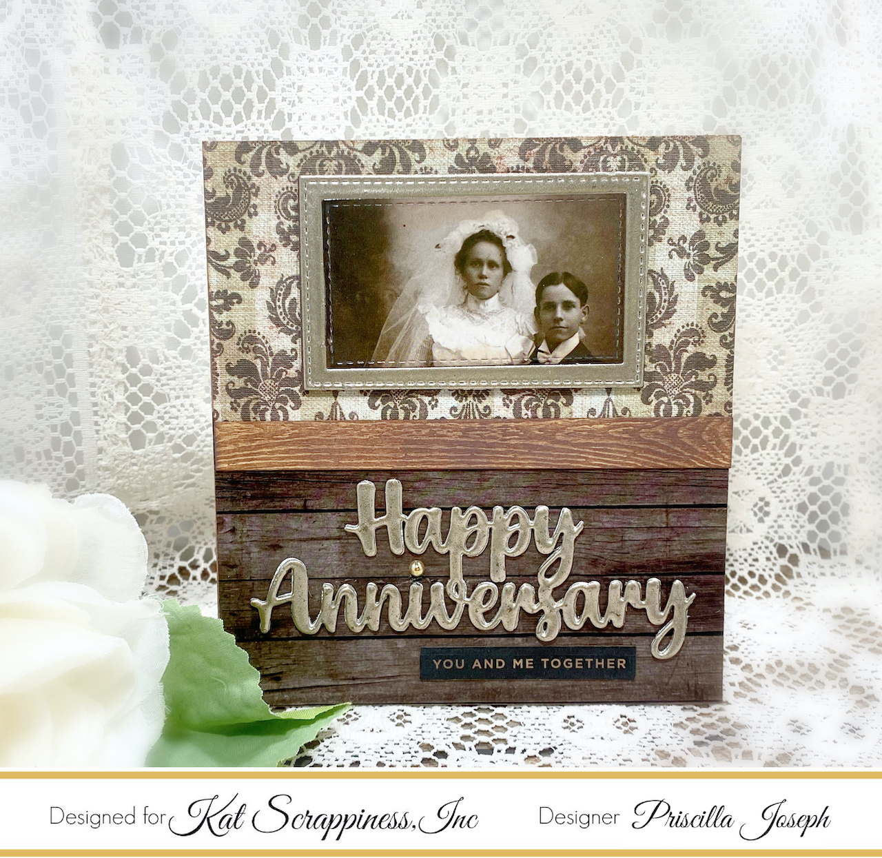 Vintage Anniversary Card - Nubble Light Designs